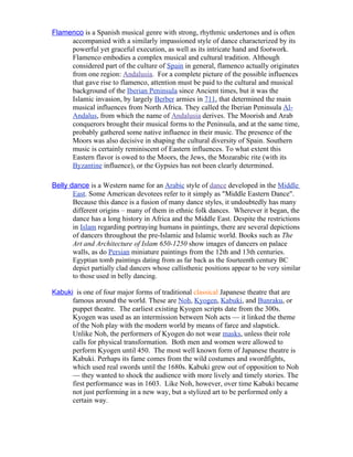 Introduction to Dance timeline | DOC