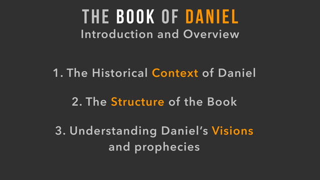 Introduction and Overview of the Book of Daniel | PDF