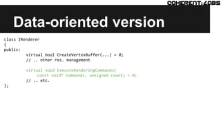 Intro to data oriented design | PPTX