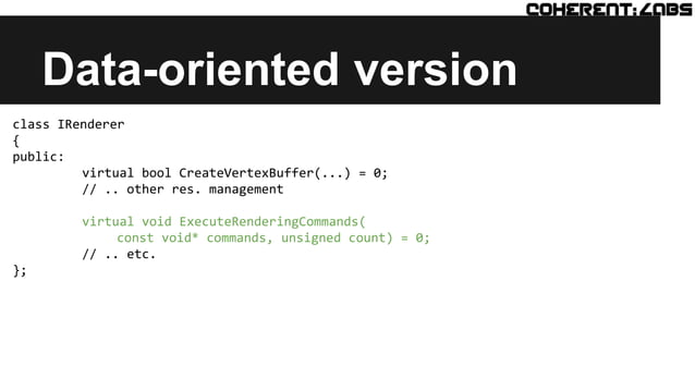 Intro to data oriented design | PPTX
