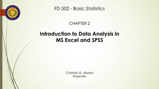 Intro to Data Analysis and Descriptive Statistics FD 502 Presentation.pdf