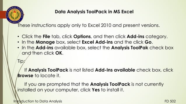 Intro to Data Analysis and Descriptive Statistics FD 502 Presentation.pdf