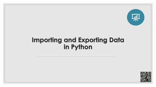 Intro to Data Analysis with python part 1 | PDF
