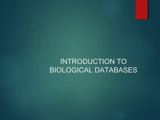 Intro to databases | PPT