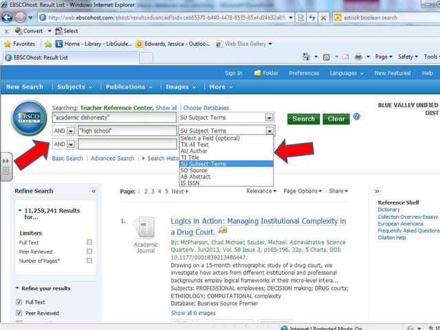Intro to databases and searching | PPT