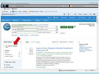 Intro to databases and searching | PPT