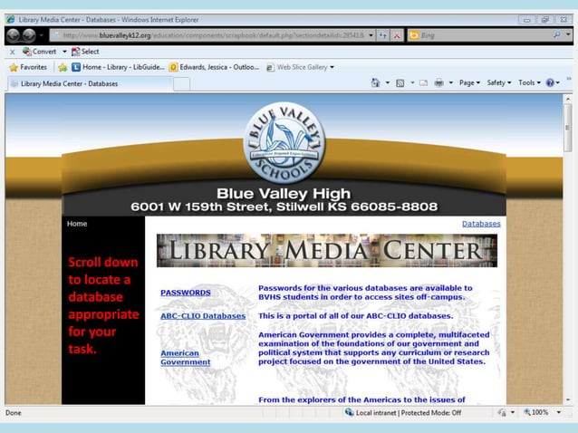 Intro to databases and searching | PPT