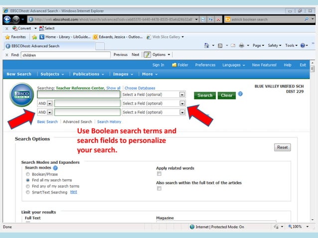 Intro to databases and searching | PPT