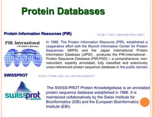 Introduction to Bioinformatics and DatabasesDay1.ppt
