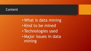 Introduction to data mining | PPT