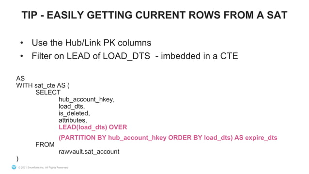 Intro to Data Vault 2.0 on Snowflake | PPTX