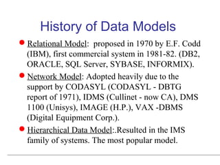 INTRODUCTION TO DATABASE | PPT | Databases | Computer Software and Applications