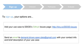 Intro to Demand Driven Open Data for Data Users | PPT