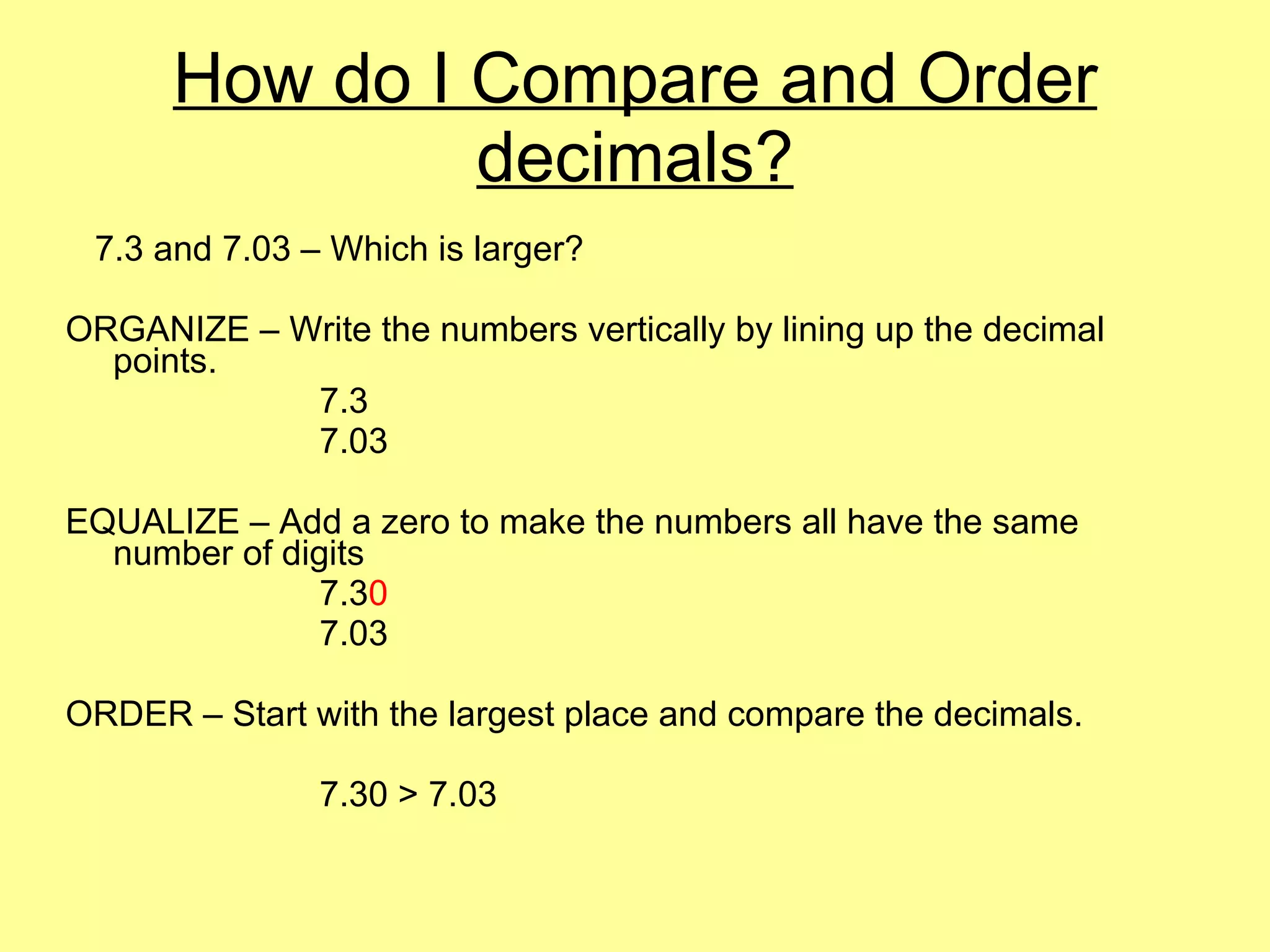 Intro to decimals | PPT
