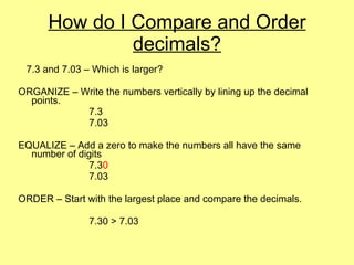 Intro to decimals | PPT