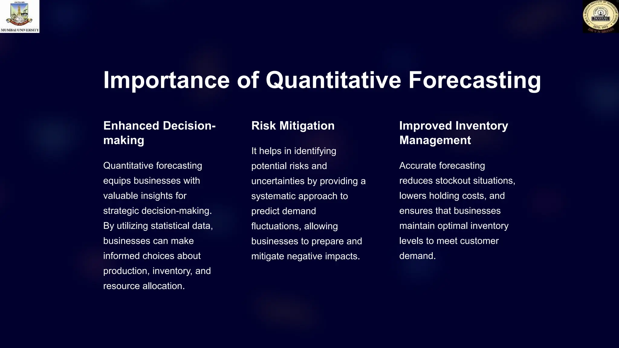 Presentation on Introduction to Demand Analytics | PPT