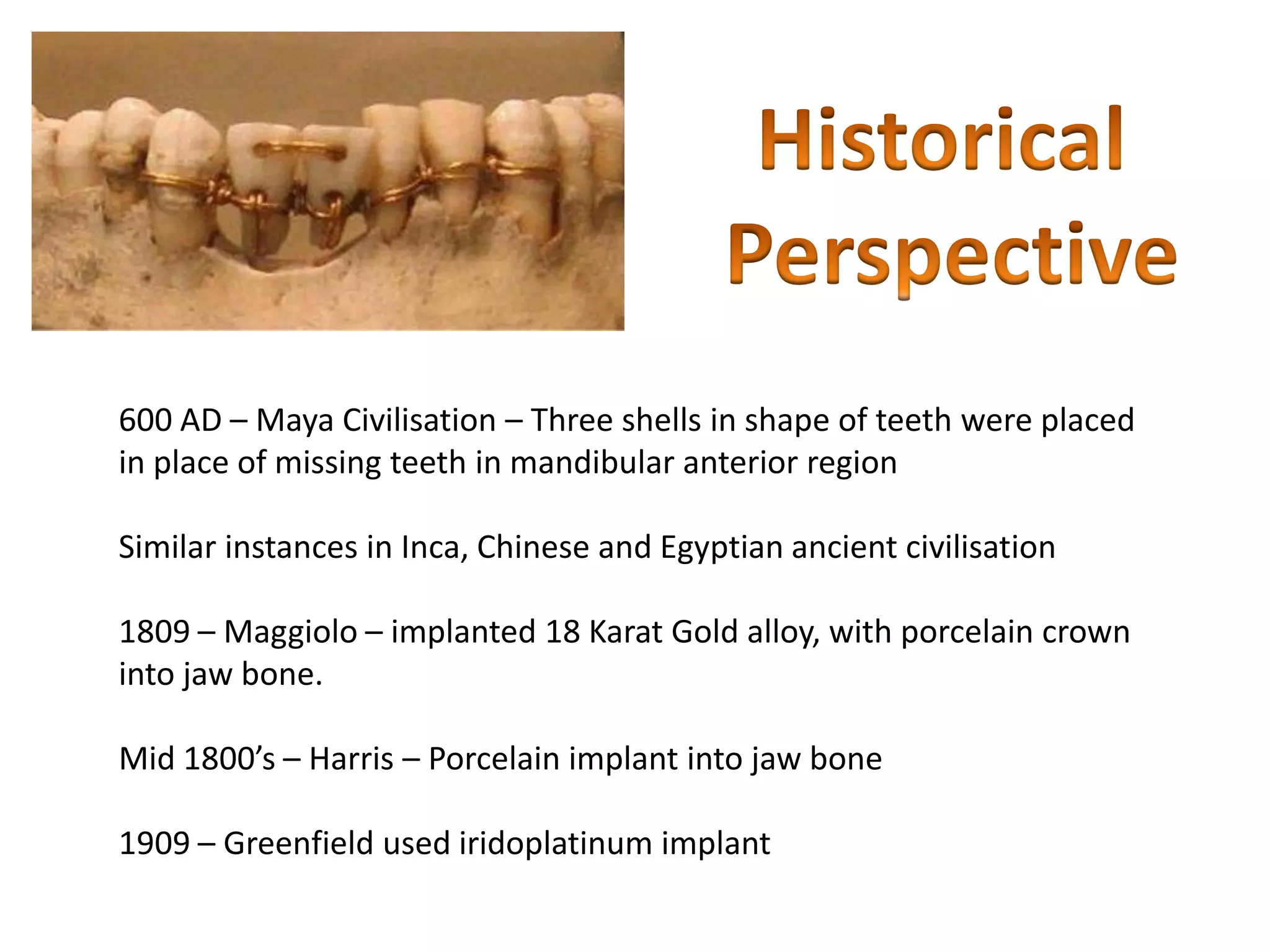 Introduction to Dental Implants | PDF