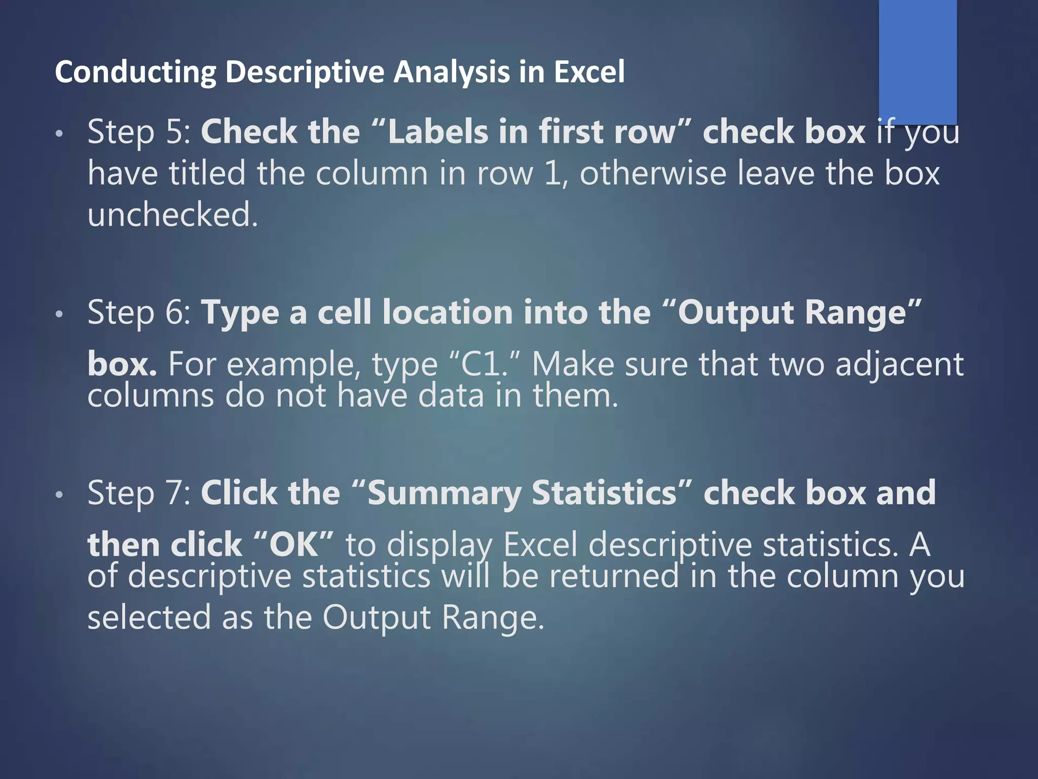 Introduction to Descriptive Statistics | PPTX