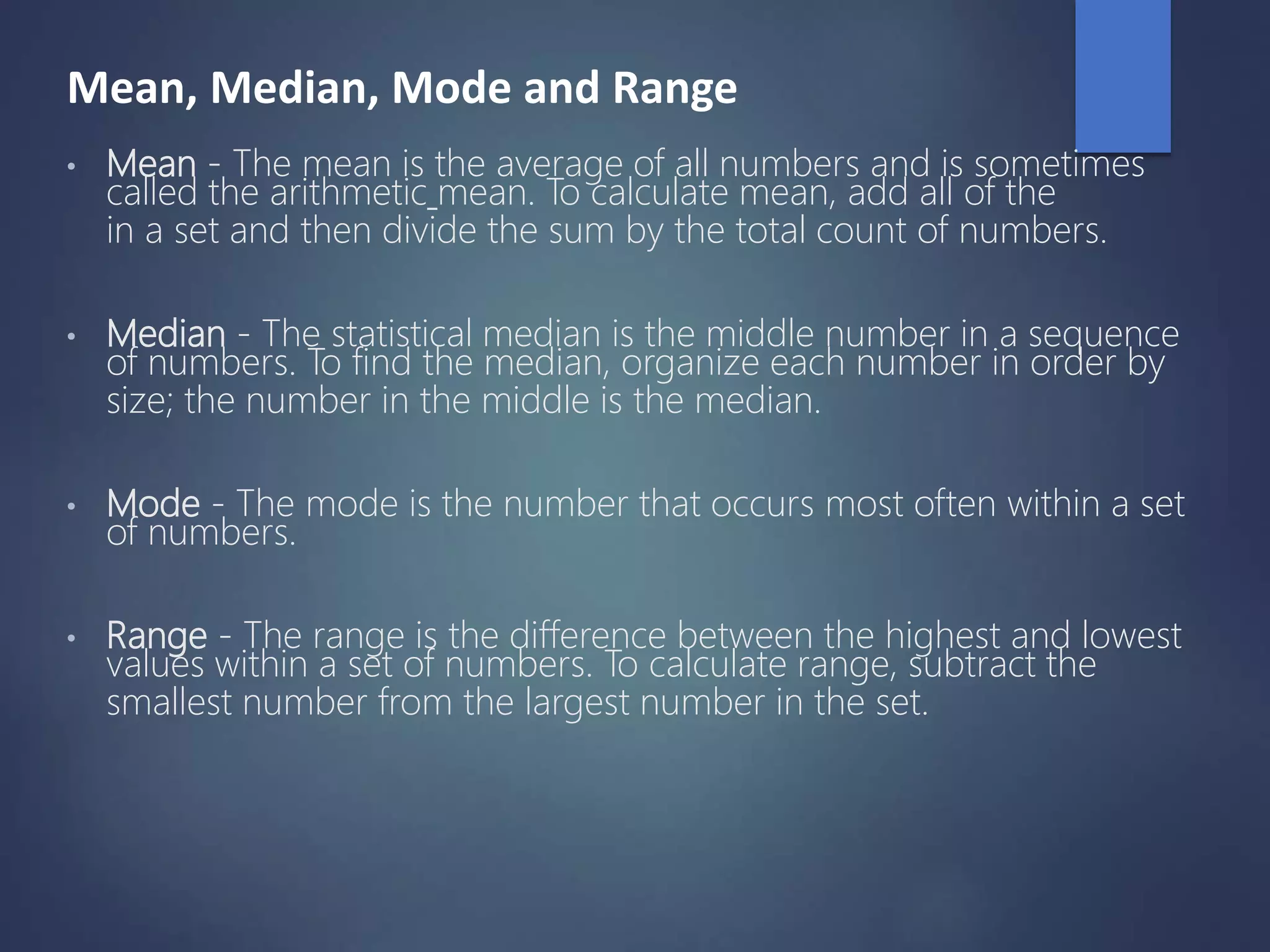Introduction to Descriptive Statistics | PPTX