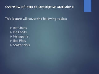 Introduction to Descriptive Statistics | PPTX