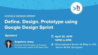 Intro to design sprint | PPTX