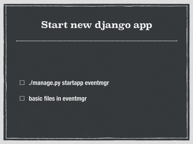 Introduction to development with Django web framework | PDF