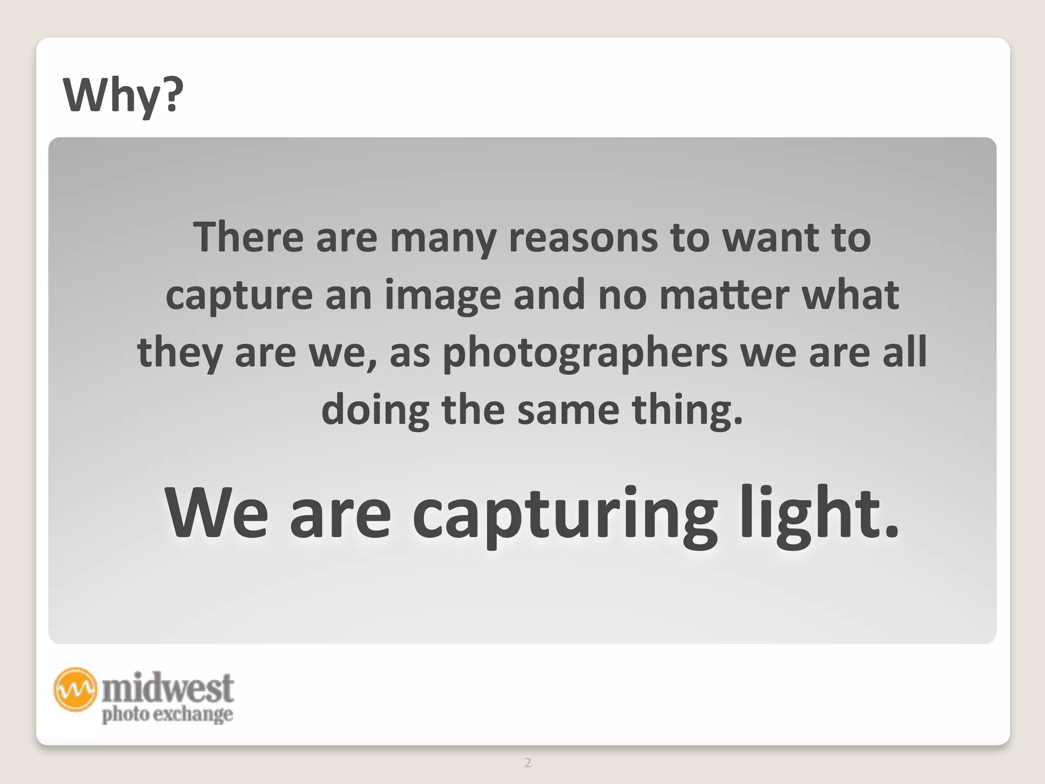 Intro to digital photography (the basics) | PPT