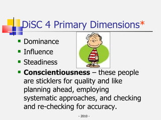 Intro To Disc Behavioral Styles | PPT