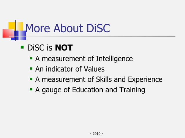 Intro To Disc Behavioral Styles | PPT