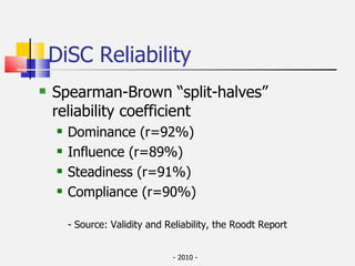 Intro To Disc Behavioral Styles | PPT