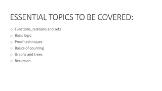 Intro to disceret structure | PPTX