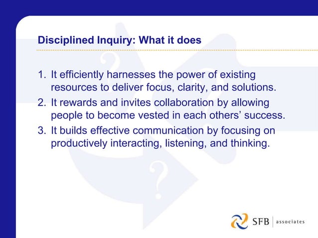 Intro to Disciplined Inquiry | PPT