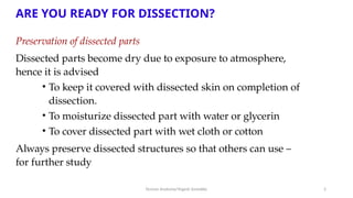 INTRO TO DISSECTION 1st year anatomy MBBS.pptx