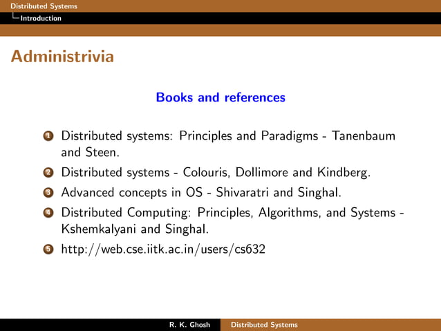 Introduction To Distributed System Ppt
