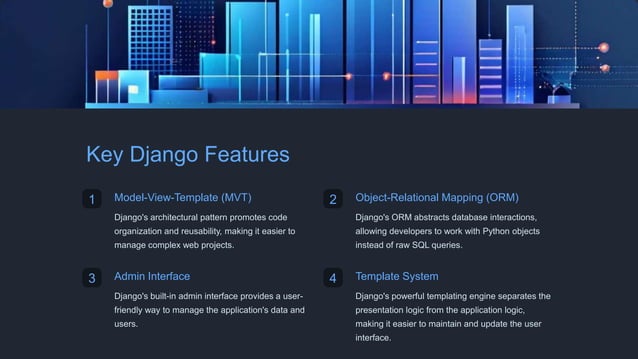 Introduction to DJANGO, a creative framework | PPT Introduction to DJANGO, a creative framework | PPT