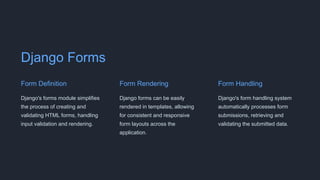 Introduction to DJANGO, a creative framework | PPT