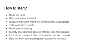 Intro to Domain Driven Design | PPT