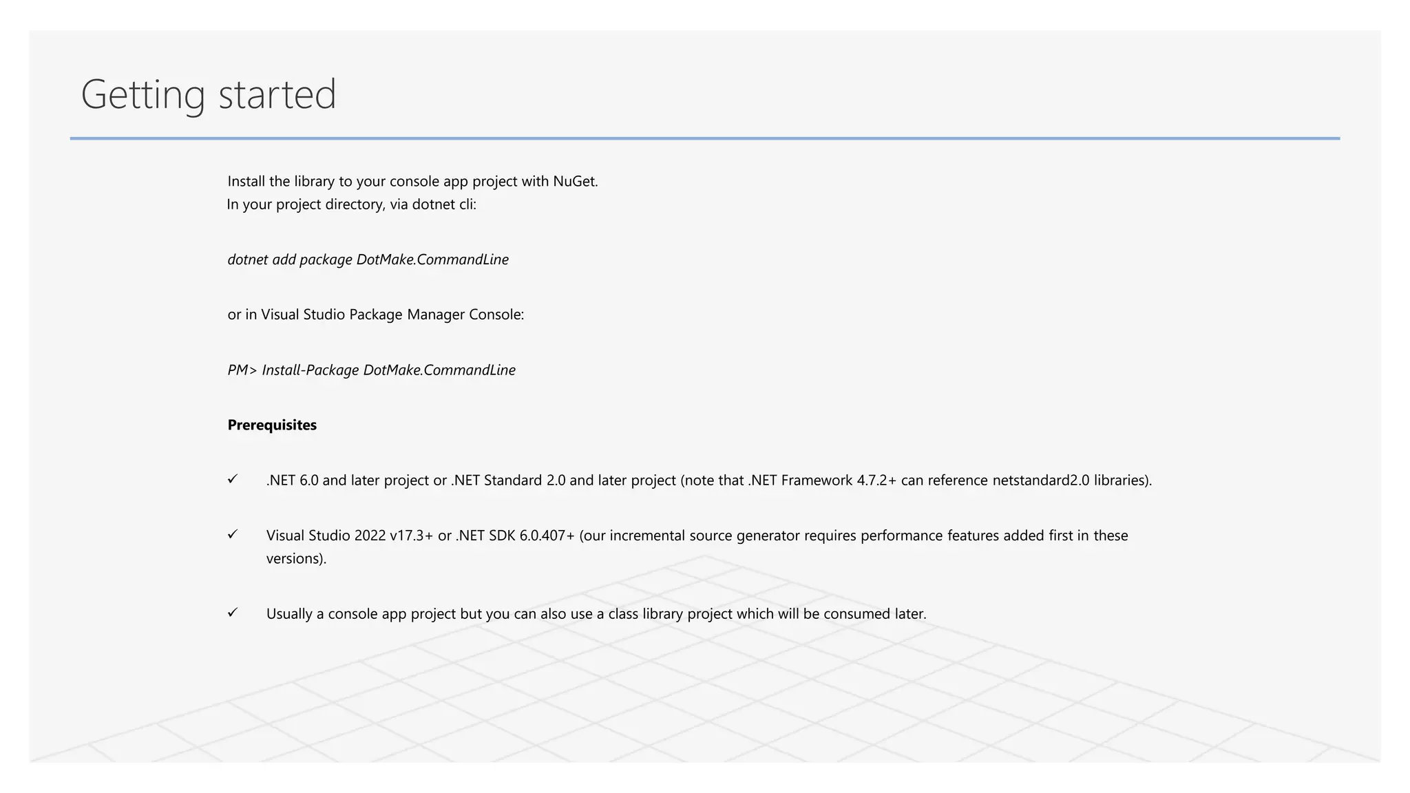 Intro to DotMake Command-Line | PPTX | Programming Languages | Computing