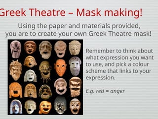 introduction activities to drama year 7 content | PPTX