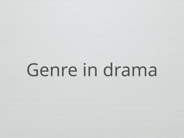 introduction activities to drama year 7 content | PPTX