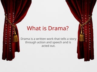 introduction activities to drama year 7 content | PPTX