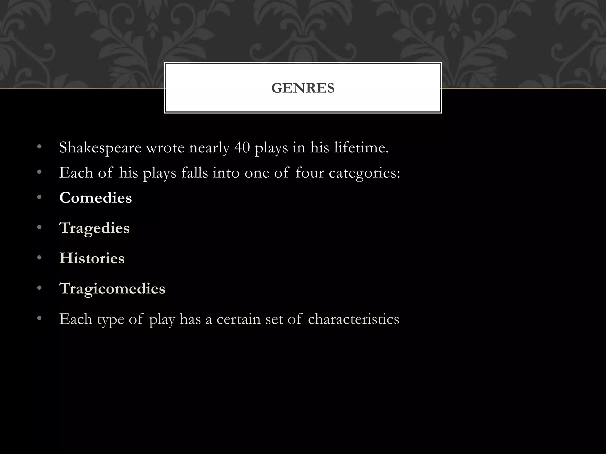 Introduction to Shakespearean Drama | PPTX