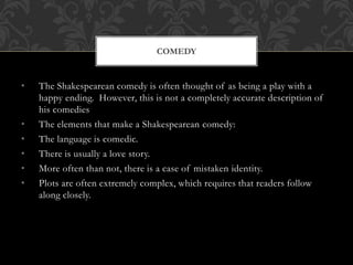 Introduction to Shakespearean Drama | PPTX
