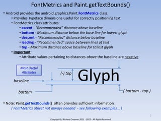 Precise Android Text Drawing | PDF