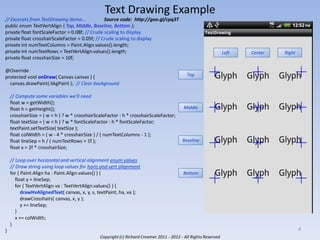 Precise Android Text Drawing | PDF