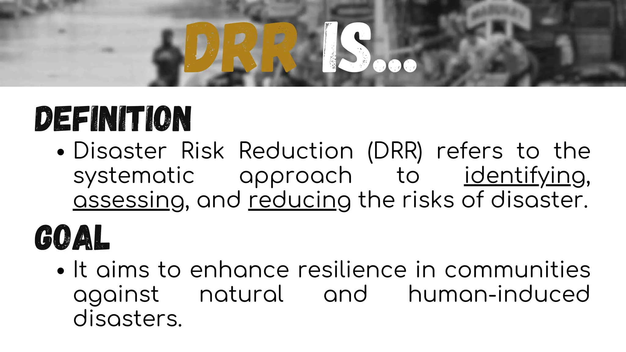 Intro to DRR Disaster Risk Reduction -Report | PDF