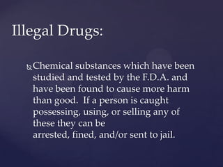 Intro to drugs | PPT