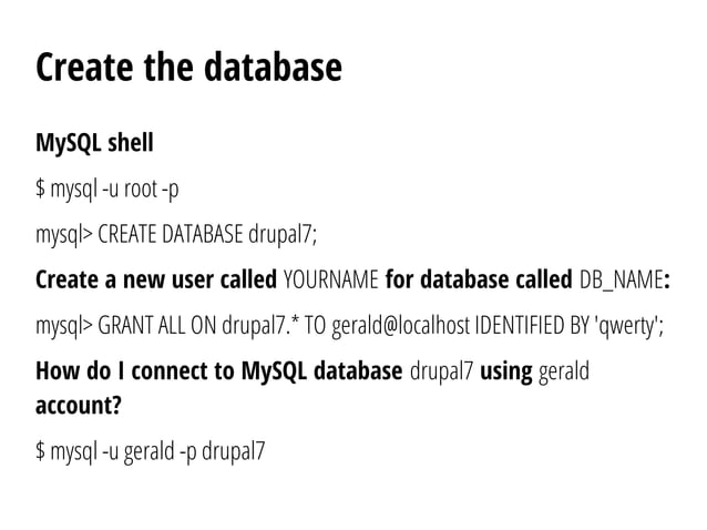 Introduction to Drupal - Installation, Anatomy, Terminologies | PPT