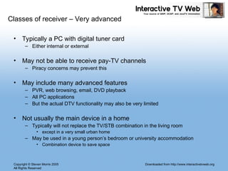 Introduction to DTV Receivers and Transmitters | PPT