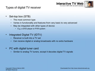 Introduction to DTV Receivers and Transmitters | PPT
